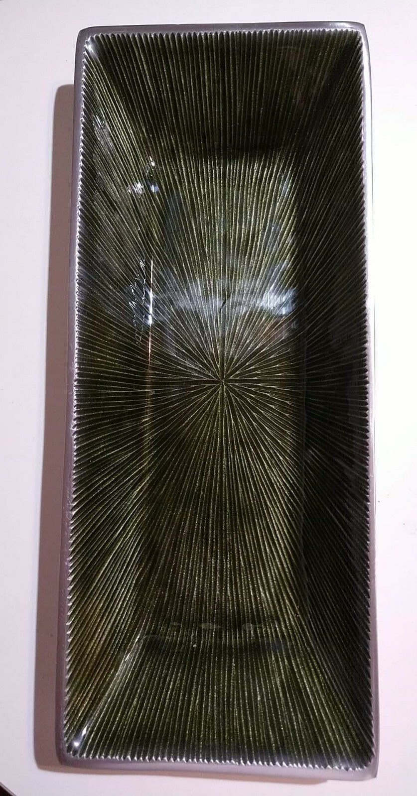 Simply Designz Modern Metals Long Serving Tray Evergreen 14.5"x6" | eBay