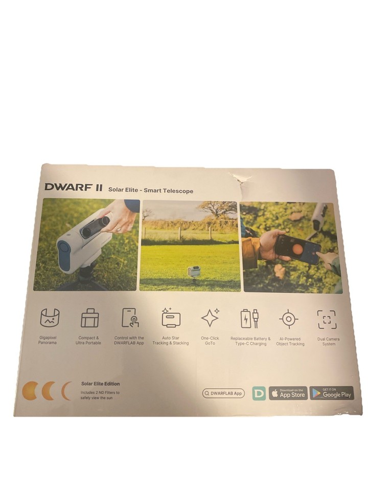 DWARF II Solar Elite Smart Telescope Solar with Solar Filters BRAND NEW ...