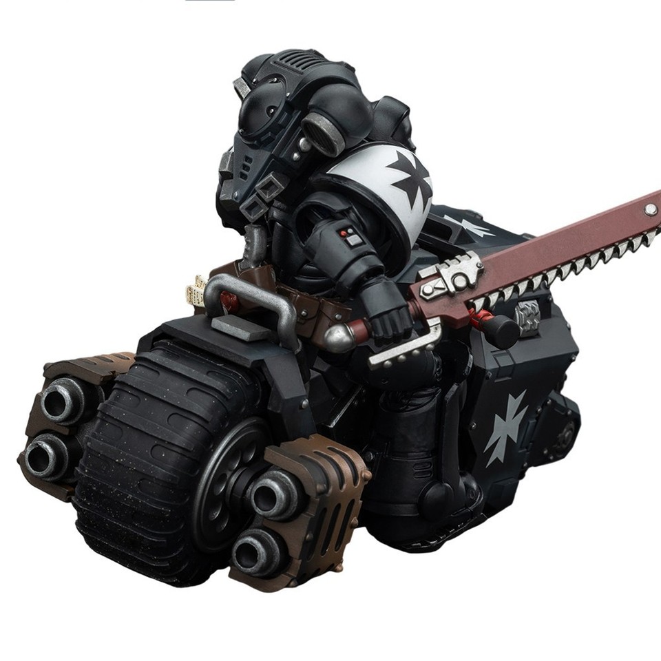 JOYTOY Warhammer 40K 1/18 Black Templars Outriders Brother Valtus ...