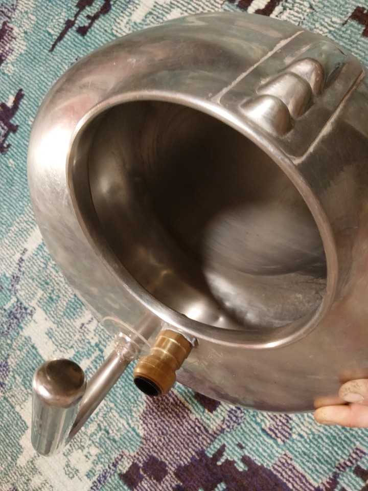PERFECTION FIVE GALLON MILKING CONTAINER STAINLESS STEEL SURGE MILKER ...
