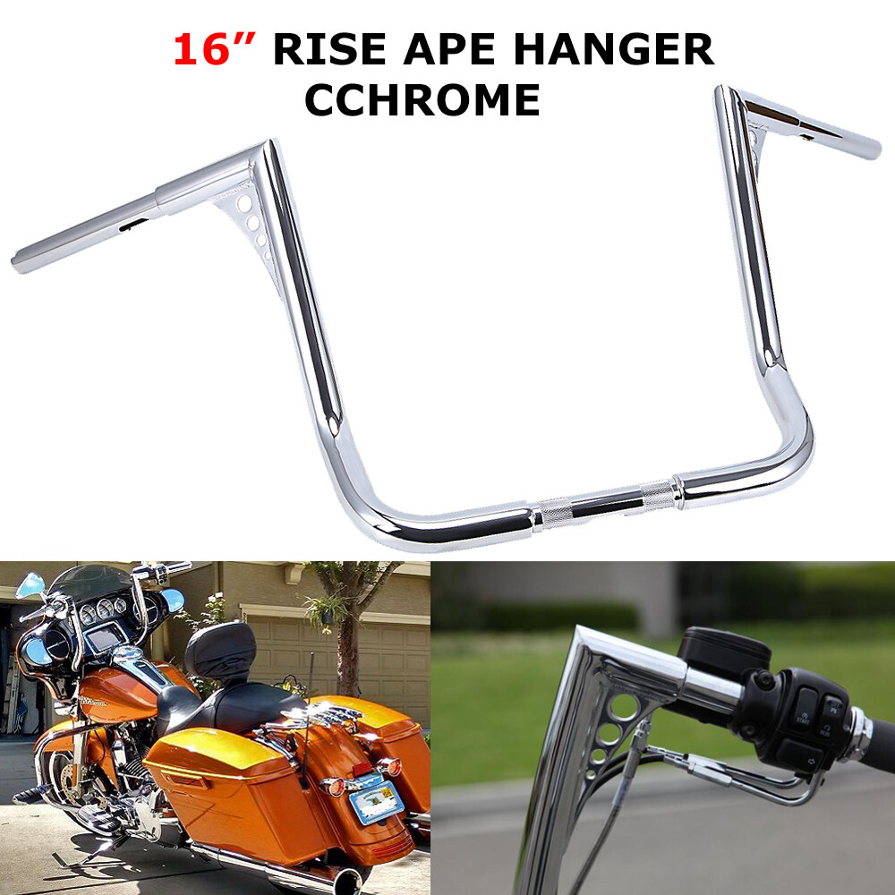 Emgo Handlebar Comparison Chart Emgo 1" Drag Bars W/Built In Risers