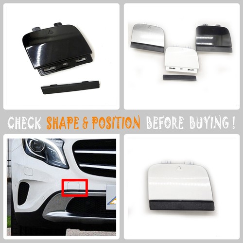FRONT TOW COVER CAP 2in1 12-16 Mercedes GLA X156 45 180 200 220 250 ...