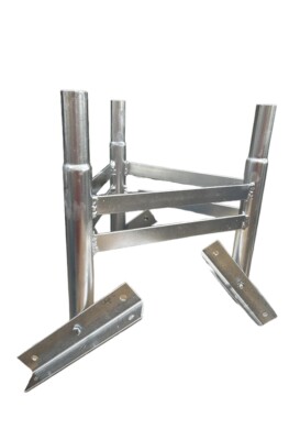 Rohn 25 Antenna Tower Mount For Pitched Roof Or Flat- Fits Most Roof ...