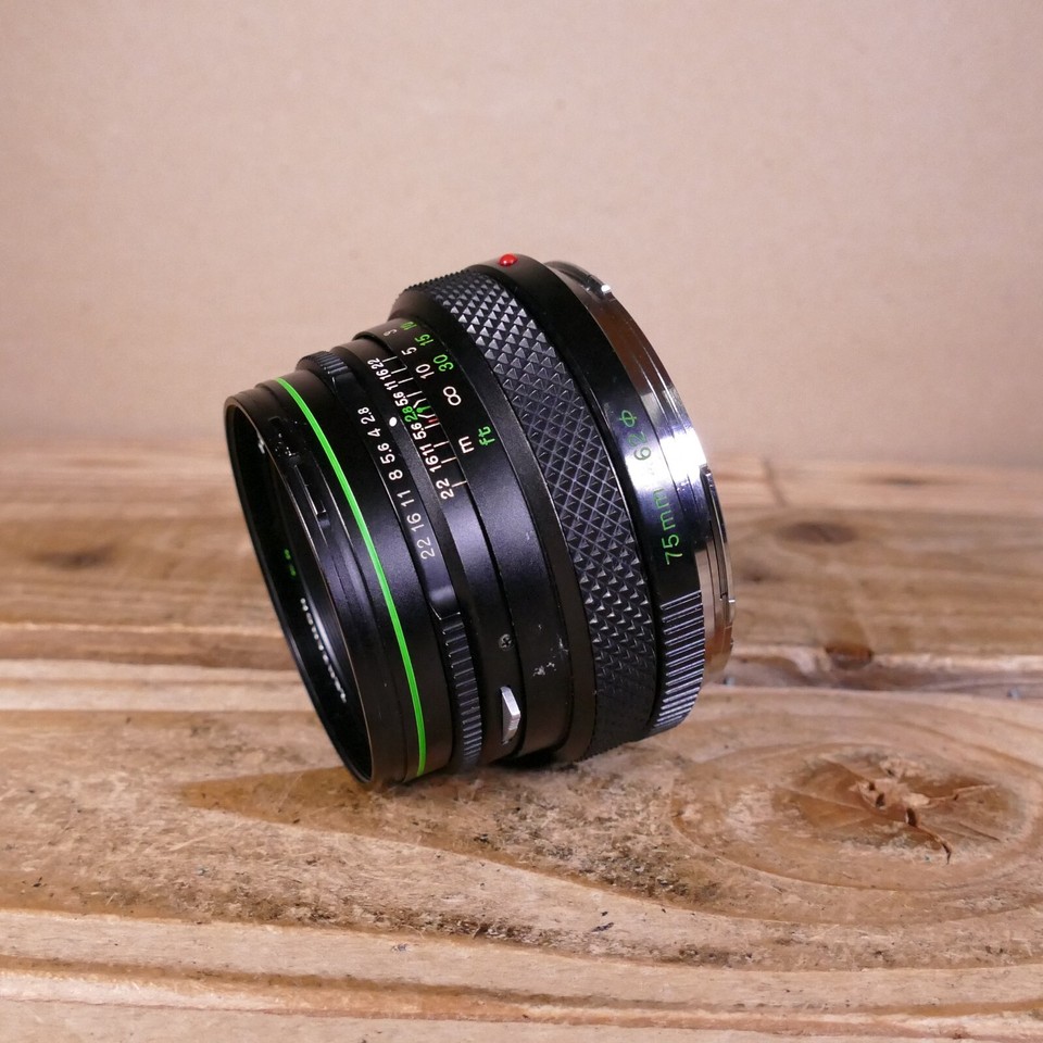 Bronica 75mm F2.8 Zenzanon E II Standard Prime Lens for ETR ETRS ETRSi ...