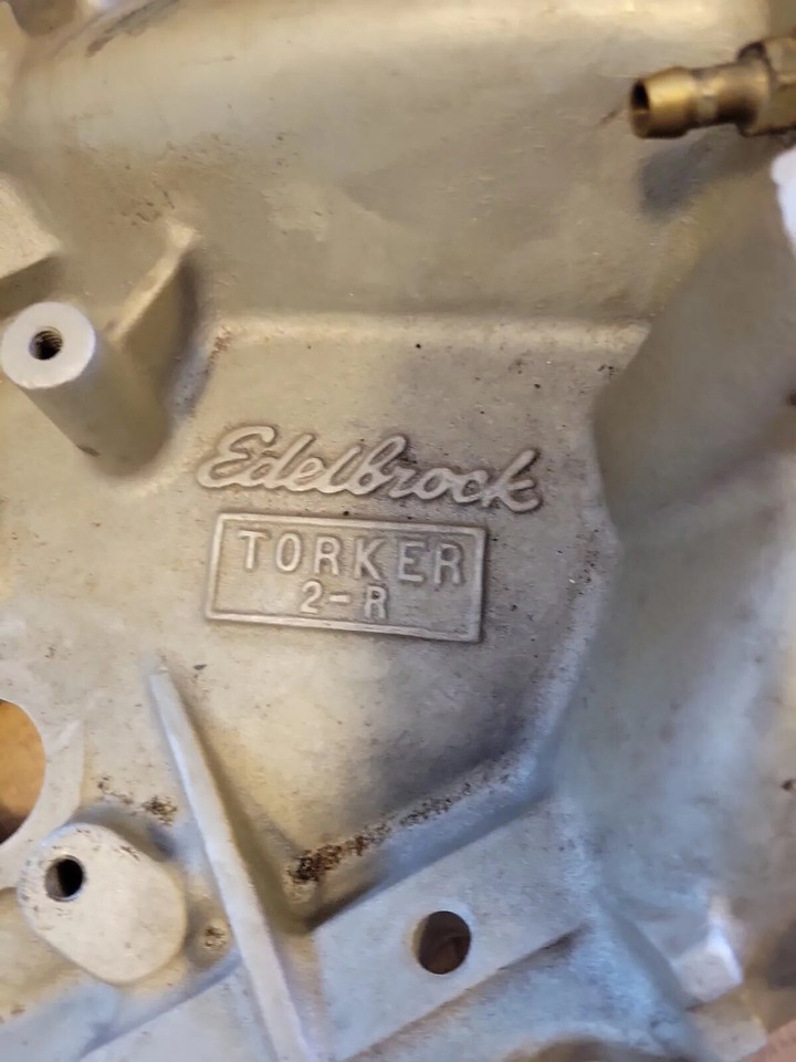 1976 Big Block Chevrolet Edelbrock Torker 2-R BBC Rectangular Port ...