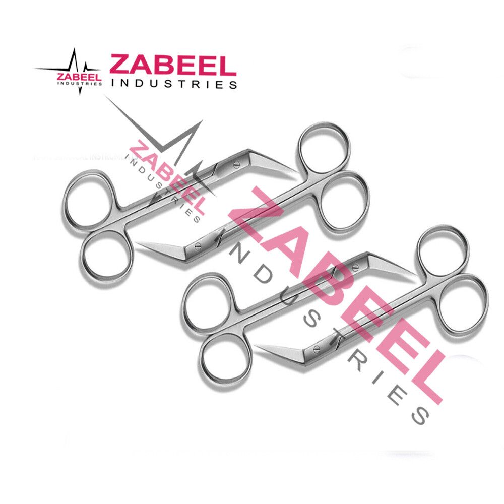Iris Scissor Angled Premium Quality Orthopedic Instruments By ZaBeel ...