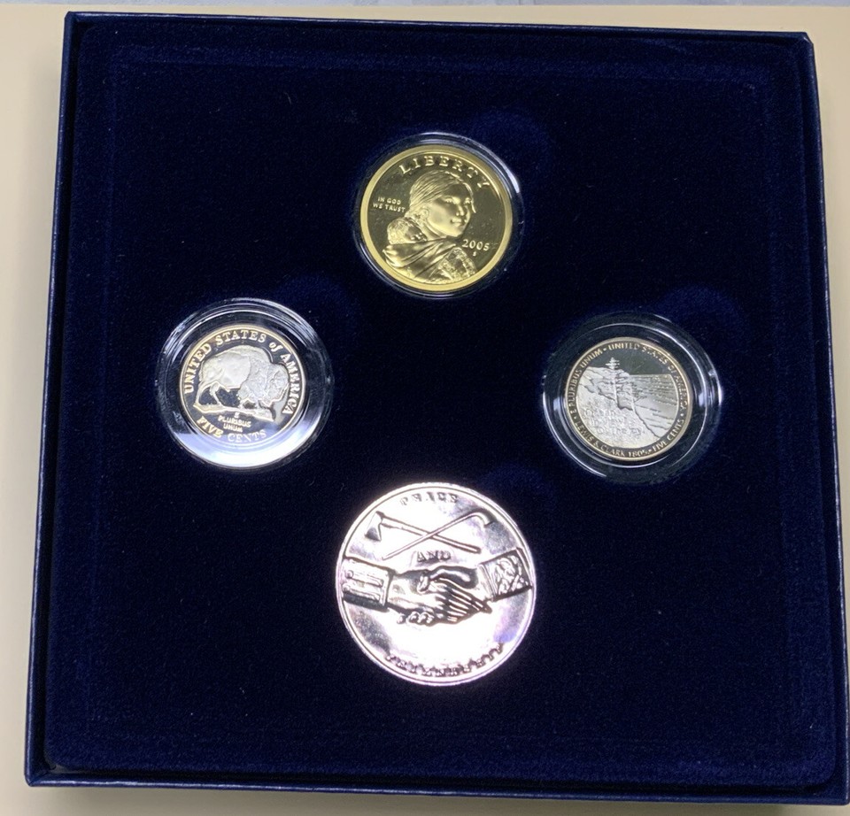 2005 Westward Journey Nickel Series Coin and Medal Set w. OGP /USMINT ...
