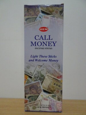 Call Money ~ Incense Sticks HEM (Full Box) 120 Sticks 6 Hex Packets ...