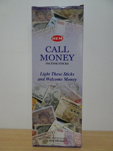 Call Money ~ Incense Sticks HEM (Full Box) 120 Sticks 6 Hex Packets. | eBay