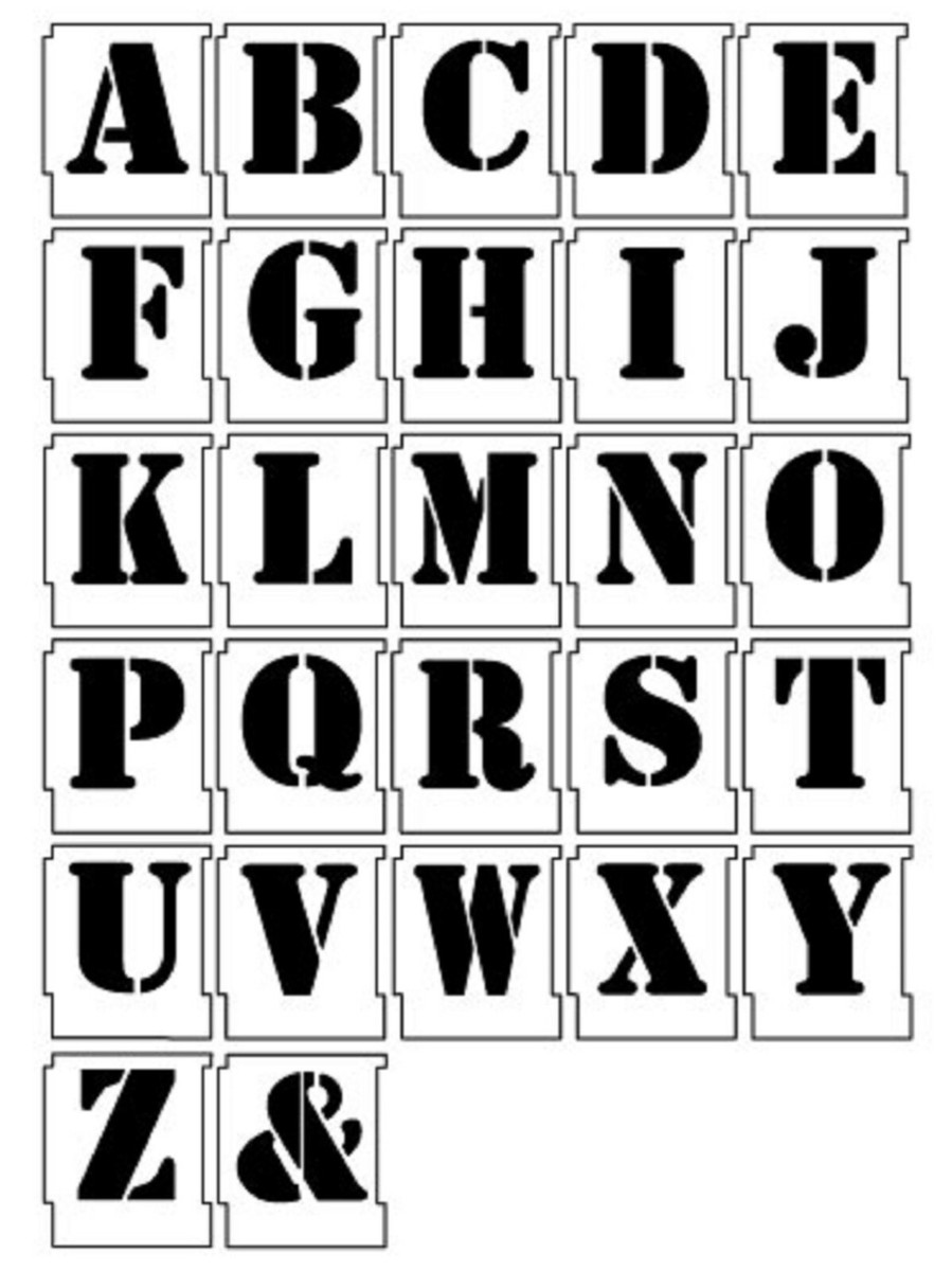 Army Stencil Font