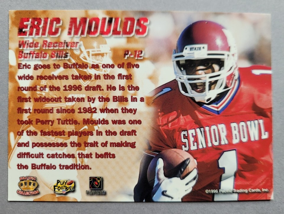 1996 Pacific Dynagon Eric Moulds Rookie Buffalo Bills #P-12 | eBay