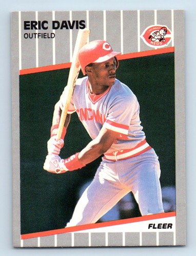 1989 Fleer Eric Davis Cincinnati Reds #158 | eBay