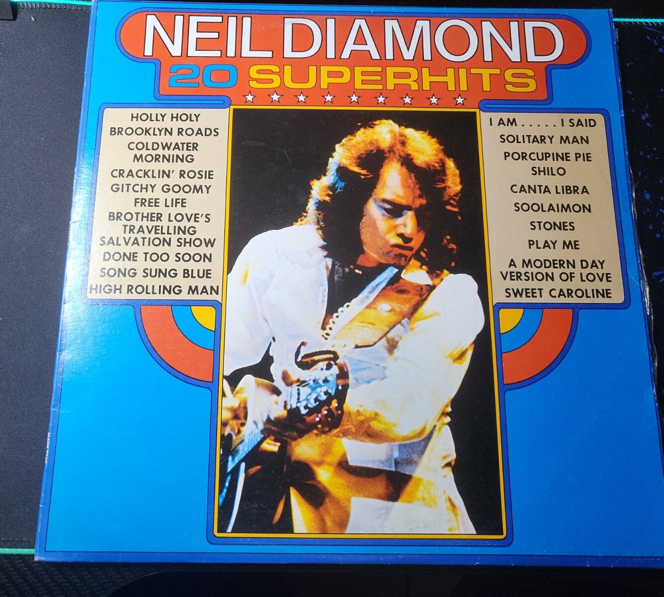 Neil Diamond 🎵 20 Superhits - 33 RPM Vinyl LP Record 🎵 | eBay