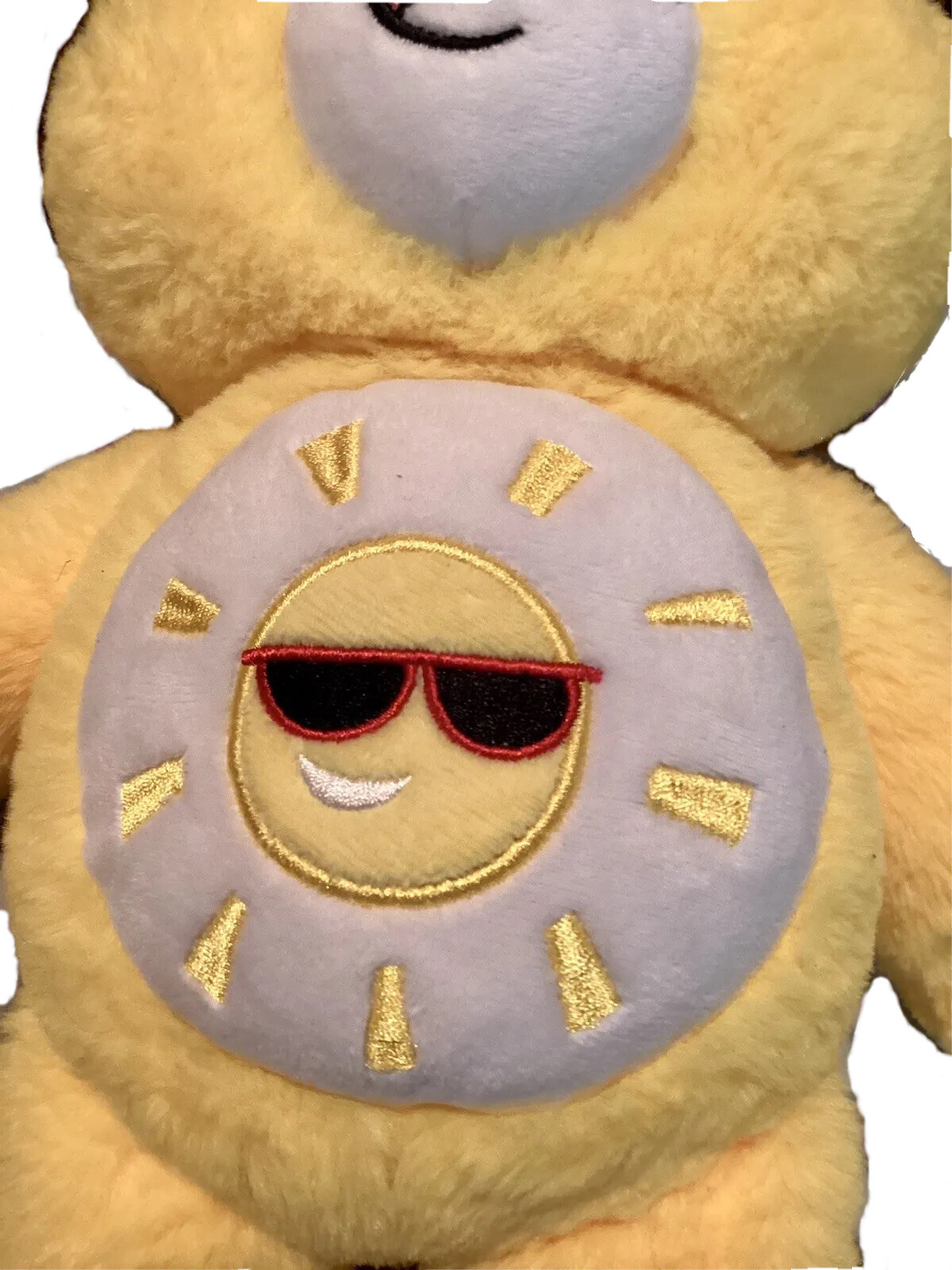 Care Bears 10" FUNSHINE BEAR Sunshine Sun Yellow Red Hearts 2020 Plush ...