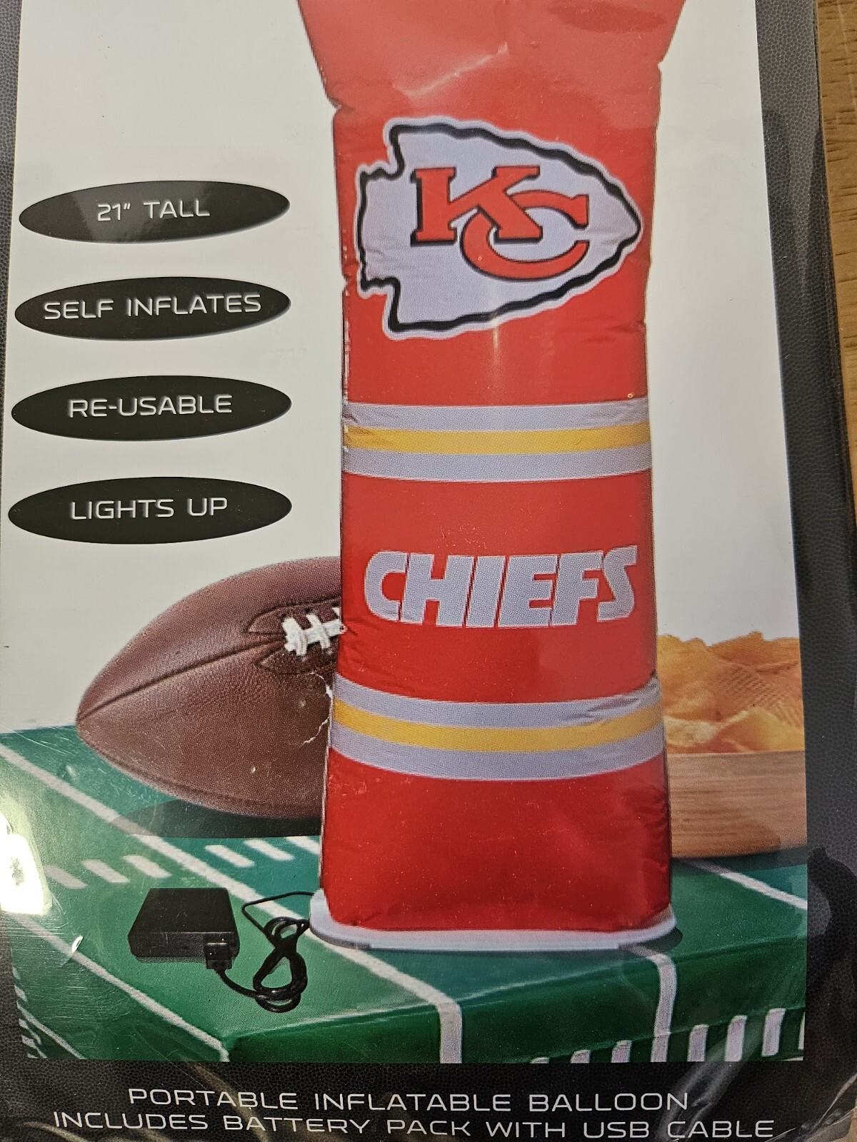 Kansas City Chiefs Large Cup And Tabletop Inflatable New | eBay