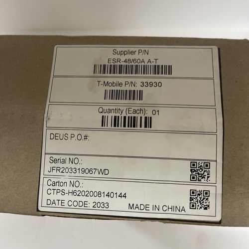 Delta DPR 3000 Rectifier ESR-48/60 A A-T | eBay