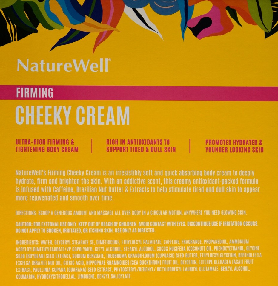 Nature Well Firming Cheeky Cream Brazilian Nut Oil, 20 Ounce | eBay