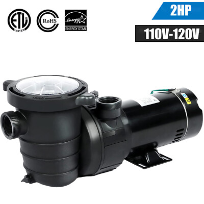 Hayward 2HP Above/Inground Swimming Pool Pump Motor 96GPM 49' Max 1.5in ...