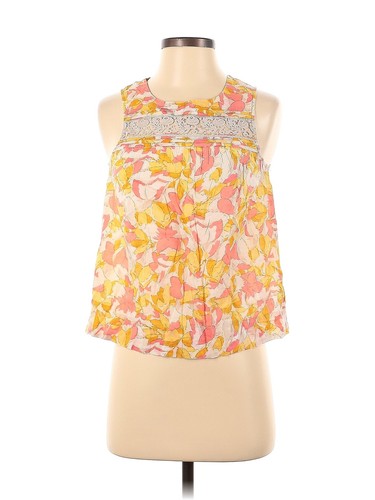 Meadow Rue Women Pink Sleeveless Blouse 0 | eBay