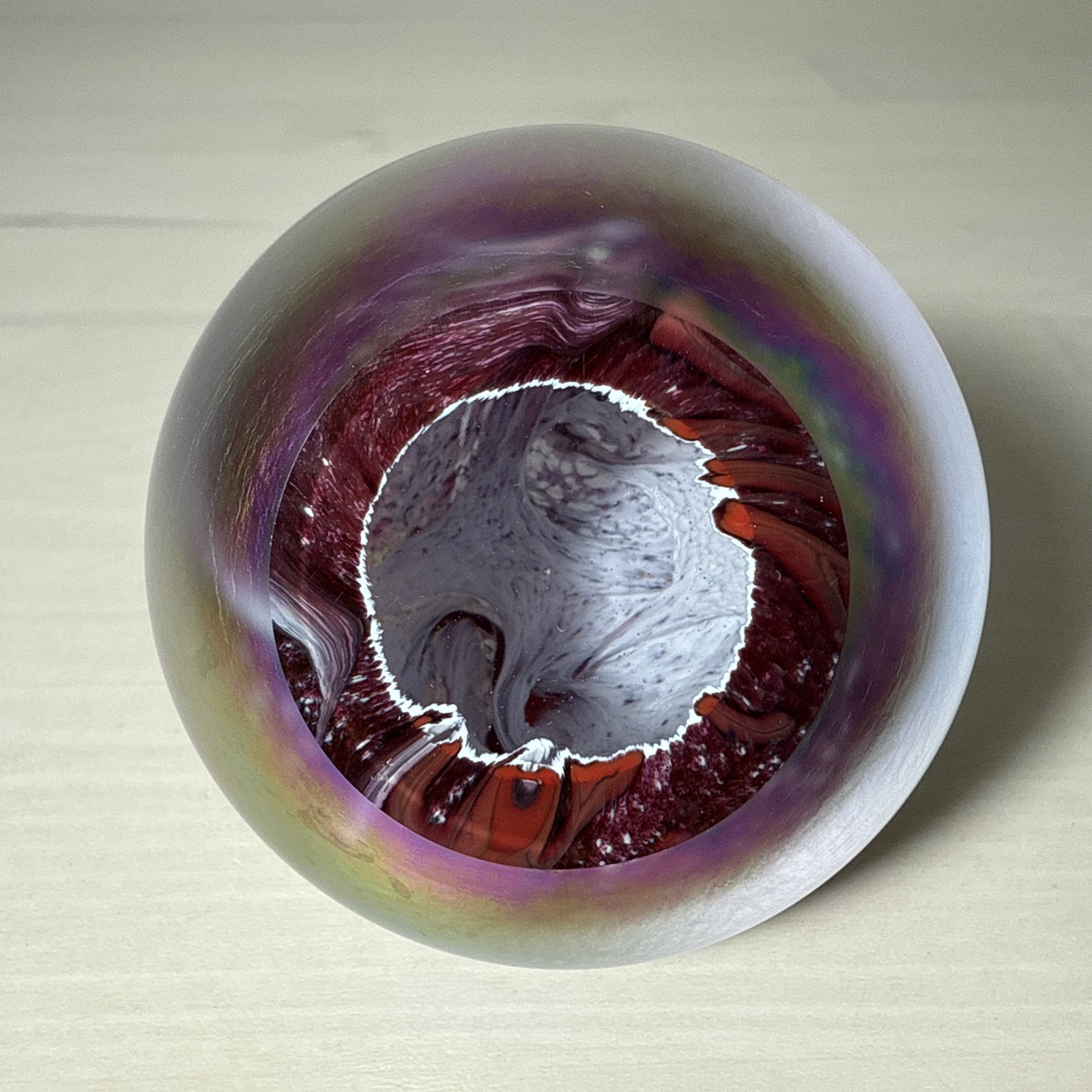 Art Glass Eye Studio GES Paperweight 3” | eBay