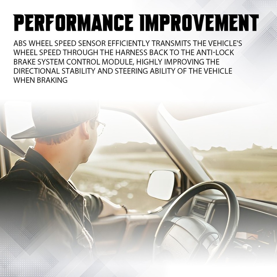 2 ABS Wheel Speed Sensor Rear Right & Left Fit: HONDA ACCORD 2013-2017 ...