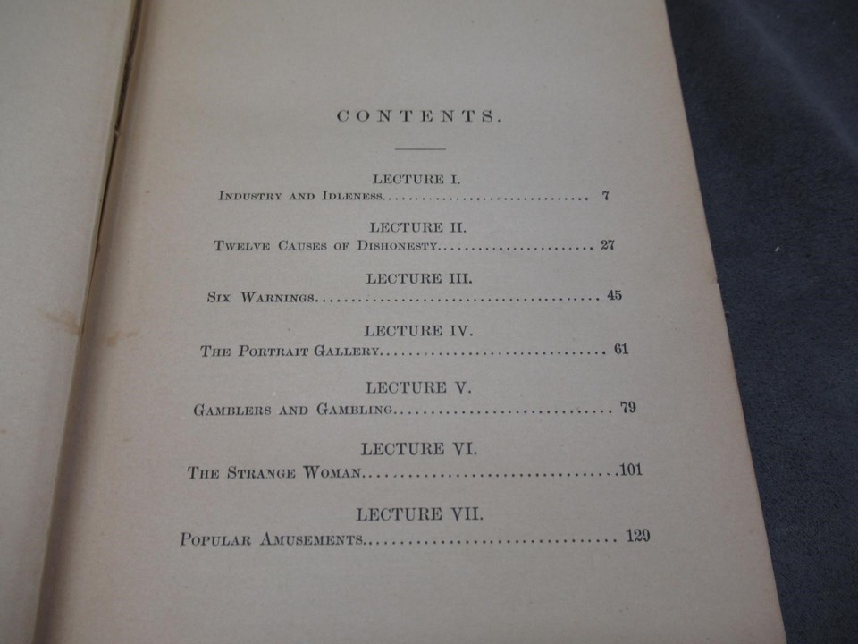 1891 2nd ed Lectures to Young Men by Henry Ward Becher ch1027 | eBay