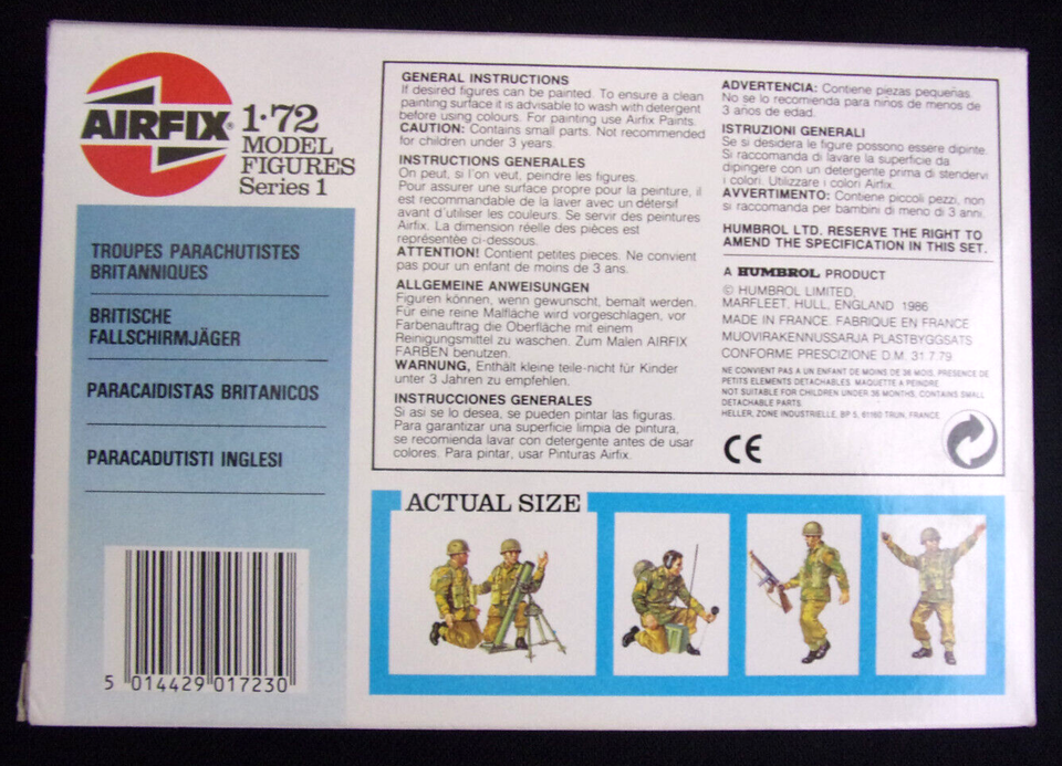 British Paratroopers 1/72 Airfix 01723 | eBay