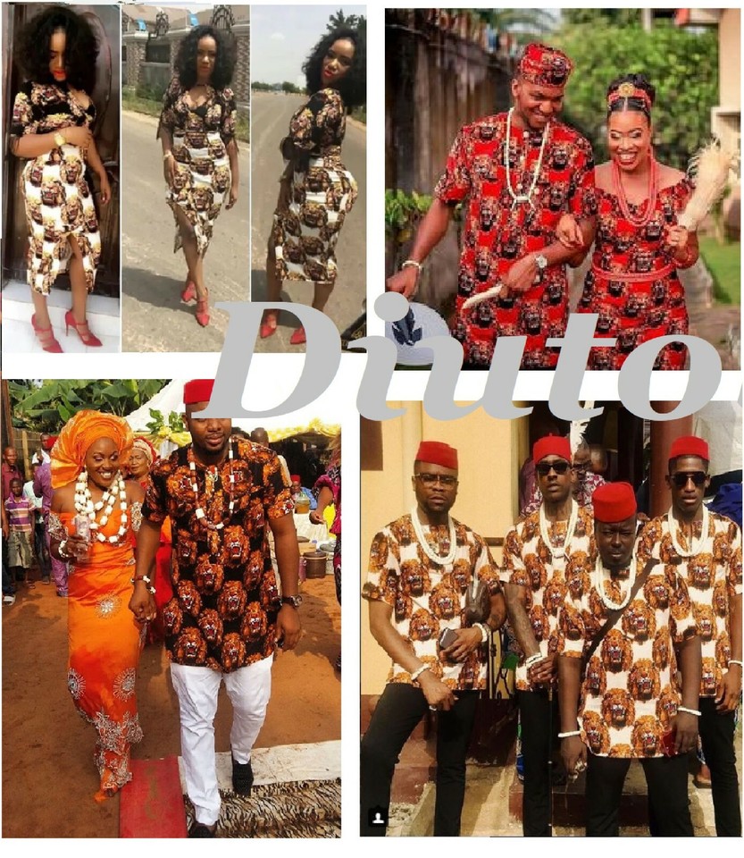 Traditional Lion Head Isiagu Ichie Feni Men's Top .Quality Flannel Wool ...