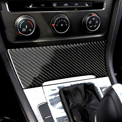 Carbon Fiber Cigarette Lighter Cover Trim Fit For VW Golf 7 2013-2017 ...