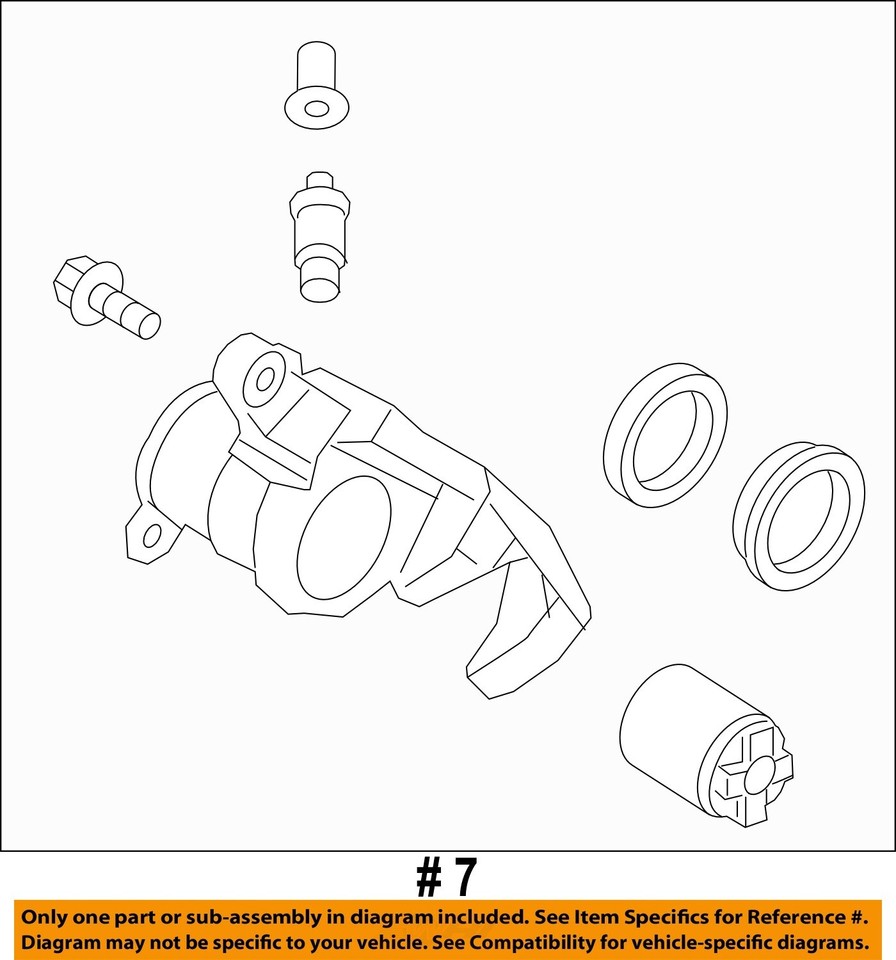 MAZDA OEM 16-17 CX-5 Rear-Caliper KAY02661XA | eBay