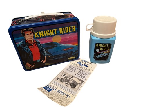 Vintage Knight Rider Lunchbox with Thermos - Classic 1980s Collectible ...