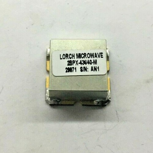 2BPX-434/40-M, C5915-00054, LORCH MICROWAVE FILTER,RF BANDPASS 414 ...