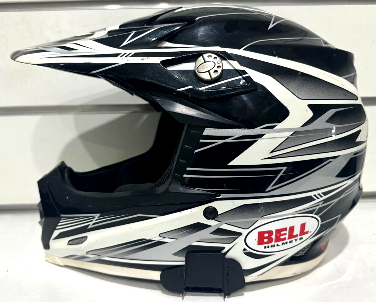 Bell M9 M2010 XL 60cm to 61cm Black/ White Motorbike Helmet - MR245590 ...