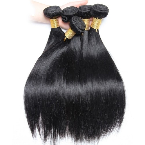 8 inch short hair bundles 9A Brazilian Straight Human Hair 9 Bundles ...