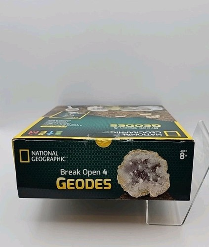 National Geographic Break Open 4 Geodes, STEM Geode Kit | eBay