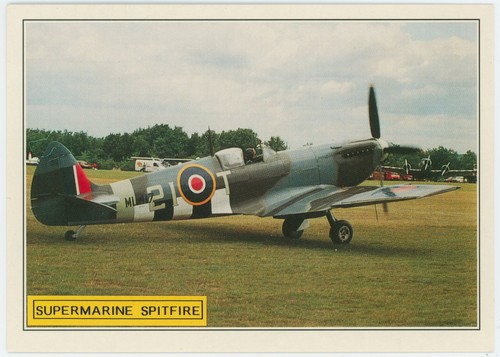 R.A.F. SUPERMARINE SPITFIRE LF MK.1 XE (ML417) - AVIATION POSTCARD | eBay