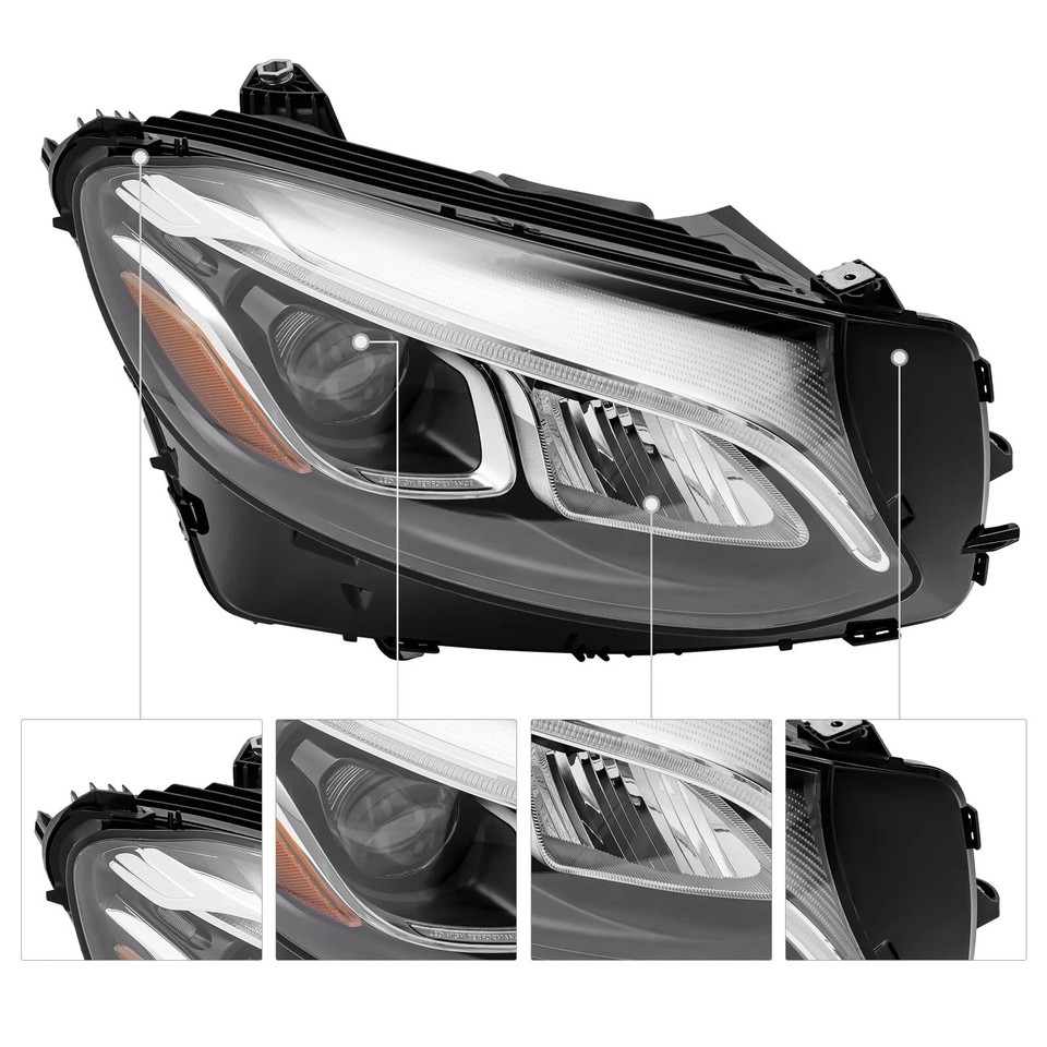 FOR Mercedes-Benz GLC300 2016-2019 Right Headlight LED Bulbs Included ...