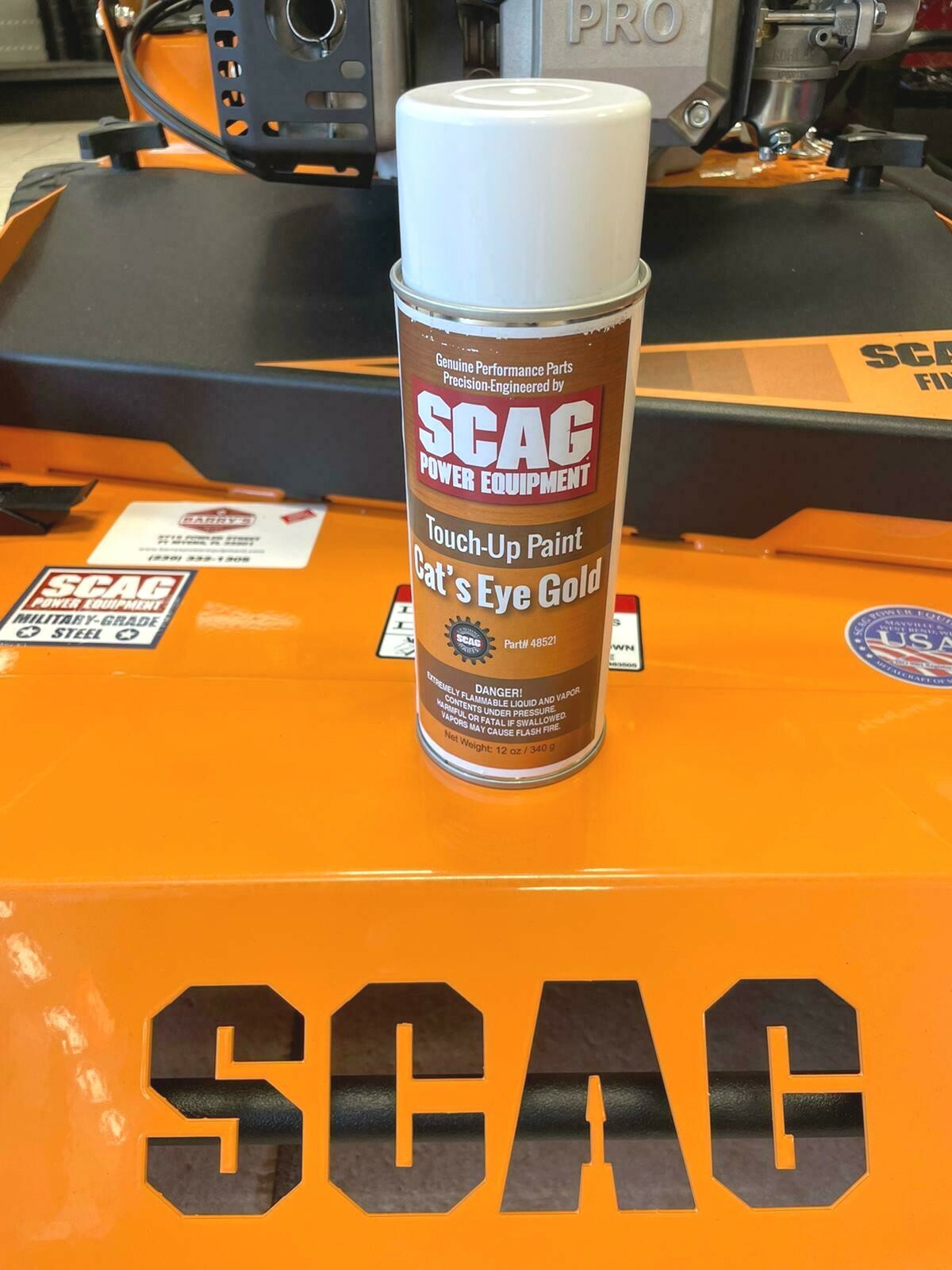 Scag part # 48521 Genuine OEM 12 oz rattle spray can factory Cat's Eye ...