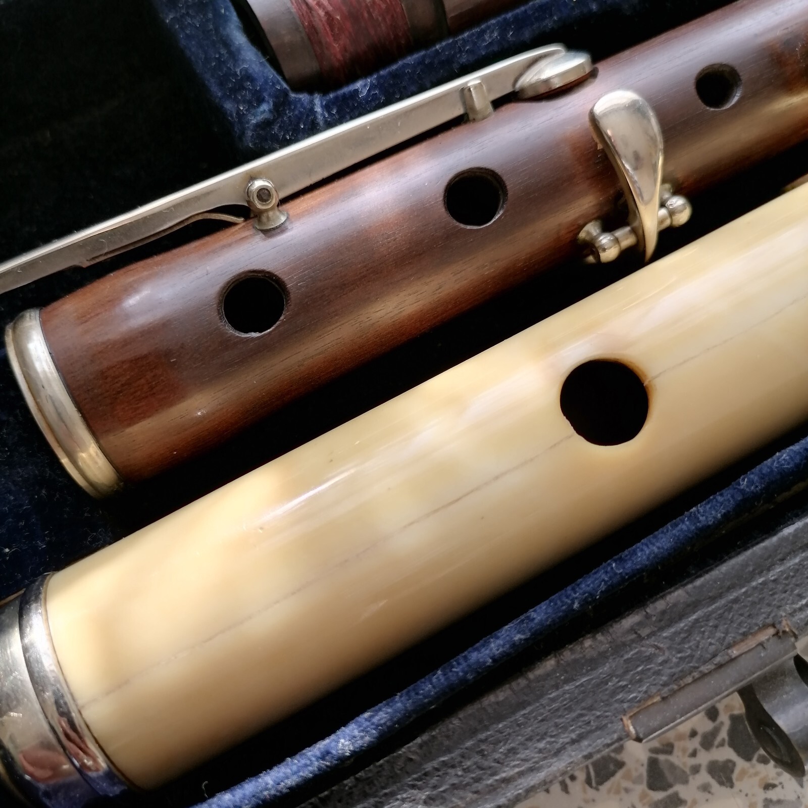 Antique / Vintage Wood and Bone 8 Key Flute | eBay