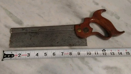 Vintage Henry Disston & Sons Philadelphia Cast-Steel Hand Saw 10" Blade ...