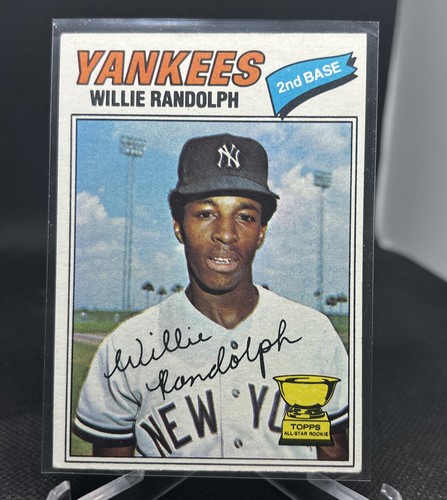 1977 Topps Willie Randolph Topps Gold Cup Rookie All-star 1st Year Card ...