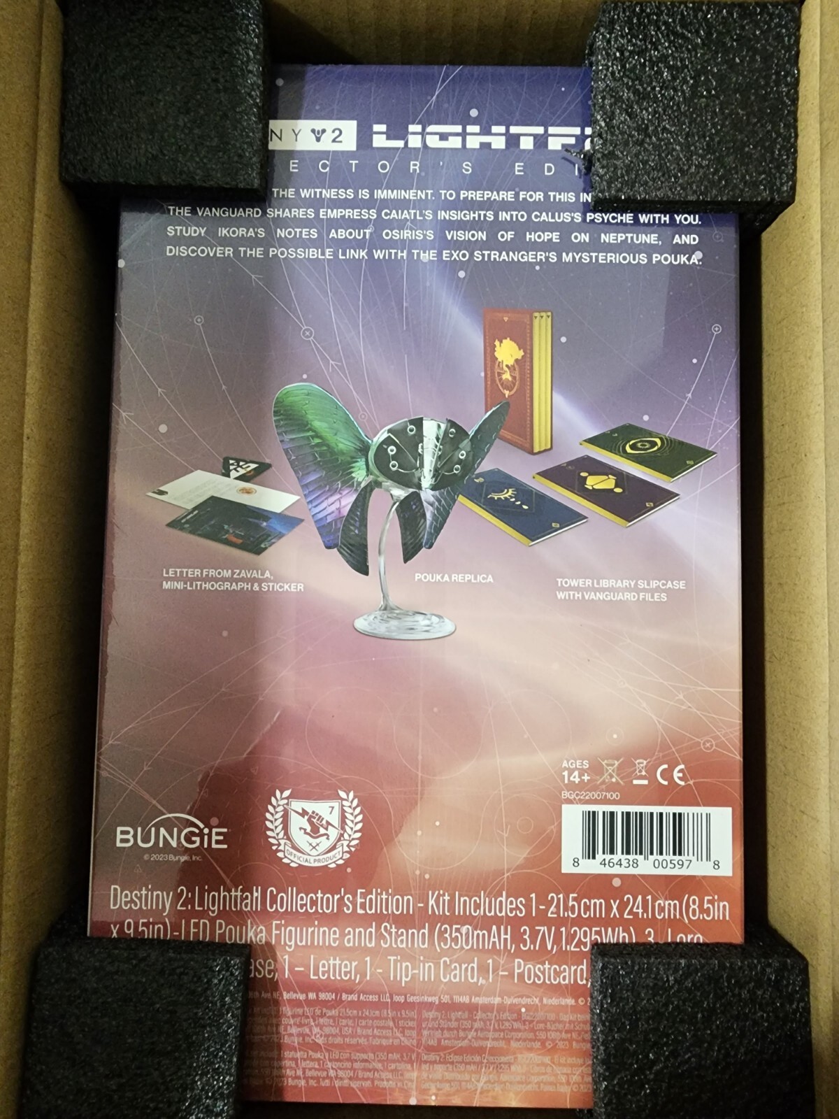 Destiny 2 Lightfall Collector's Edition No Game WITH Sundered Starlight ...