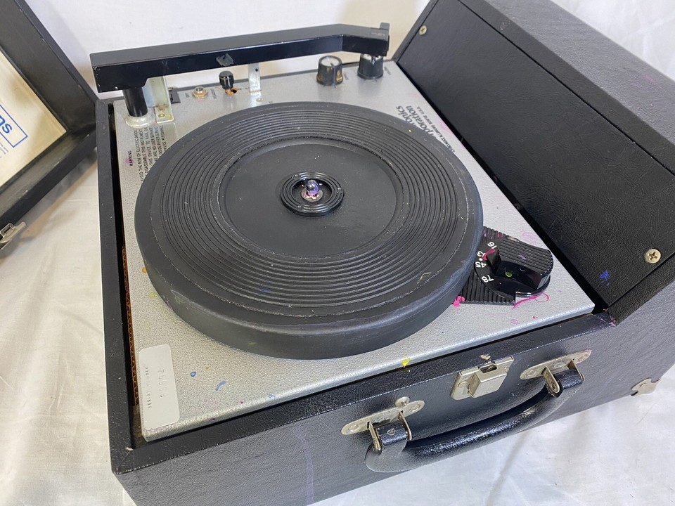 Vintage Hamilton Electronics Co School Record Player Model 930 Portable ...