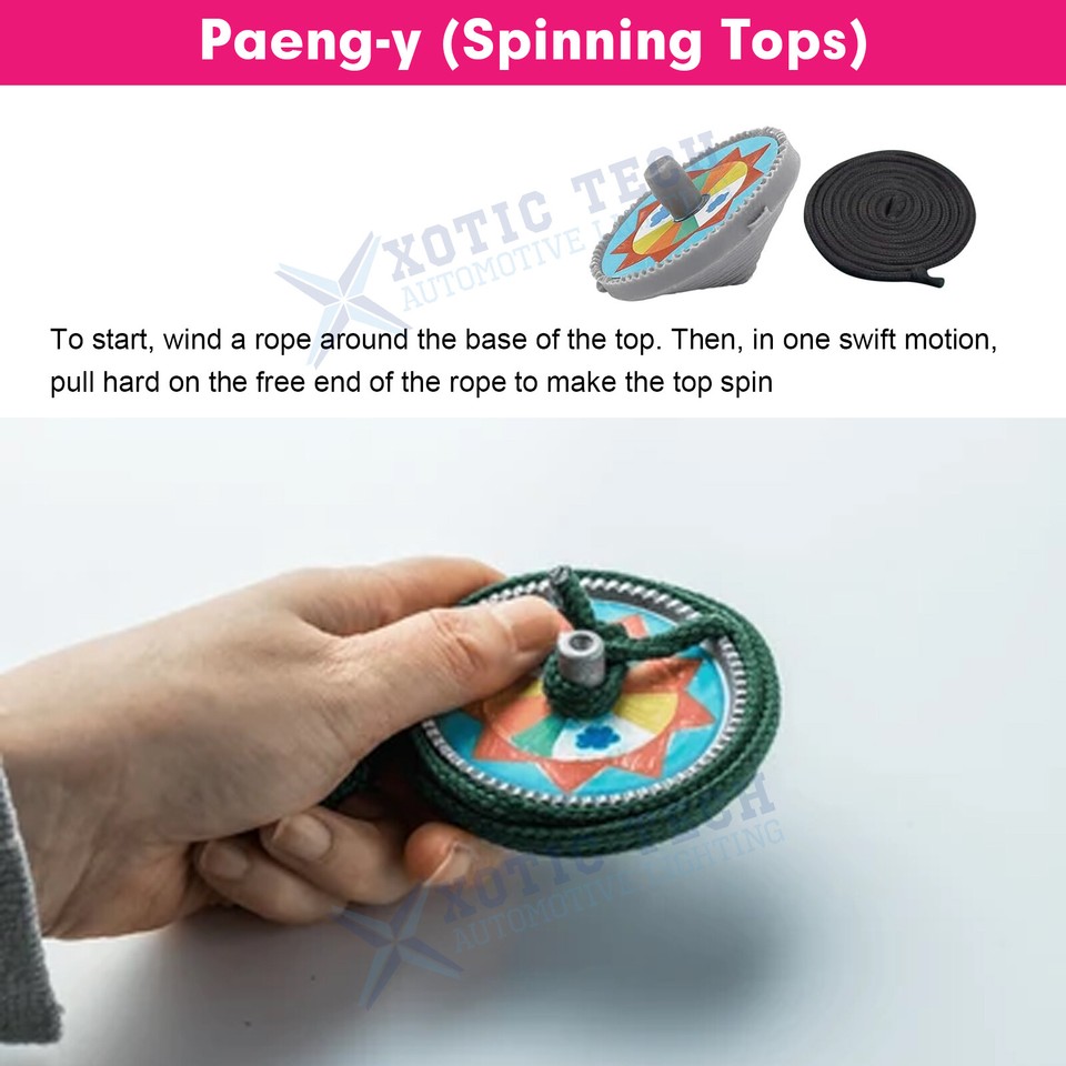 Korean Traditional Play Game Family Travel Games Kit Invitation Card ...