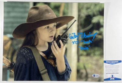 Cailey Fleming Signed The Walking Dead Judith Grimes 11x14 Photo D BAS ...