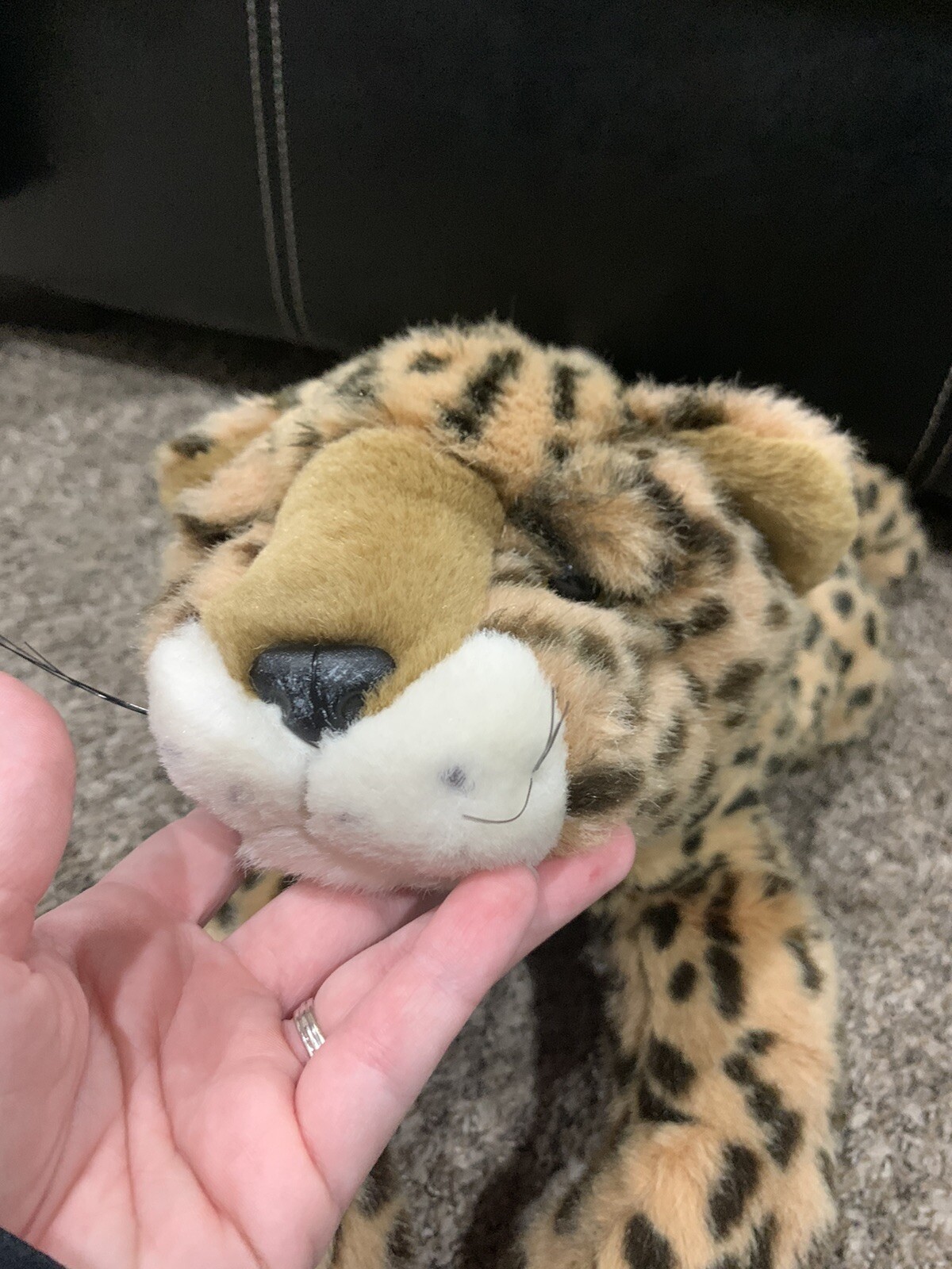 Vintage 1988 Purr-Fection by MJC Leopard Cheetah Cat Plush Pillow | eBay