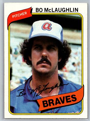 1980 Topps #326 Bo McLaughlin Atlanta Braves | eBay