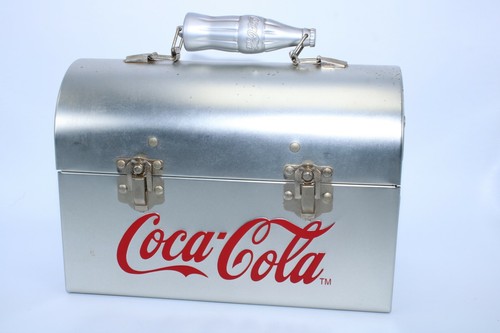 SILVER COCA COLA (COKE) METAL/TIN LUNCH BOX | eBay