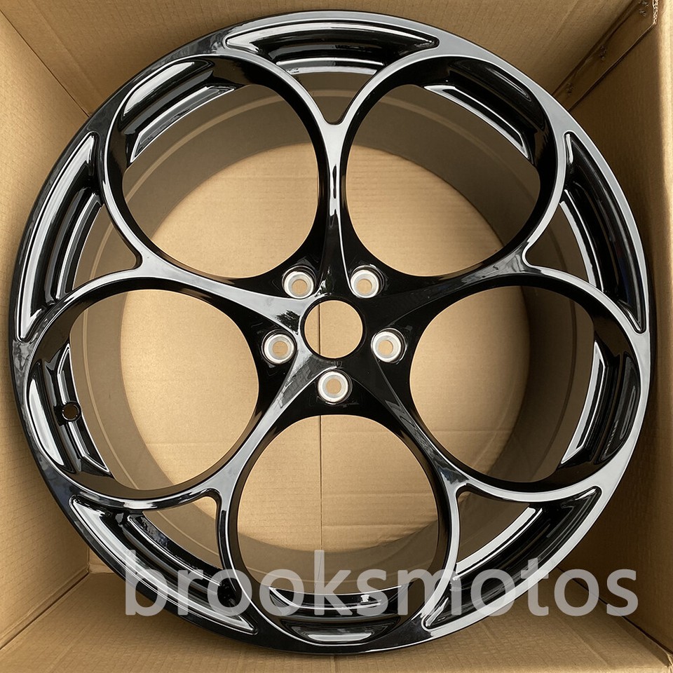 FOR RANGE ROVER VELAR 22" GLOSS BLACK FORGED WHEELS RIMS 22X9 SET OF 4 ...