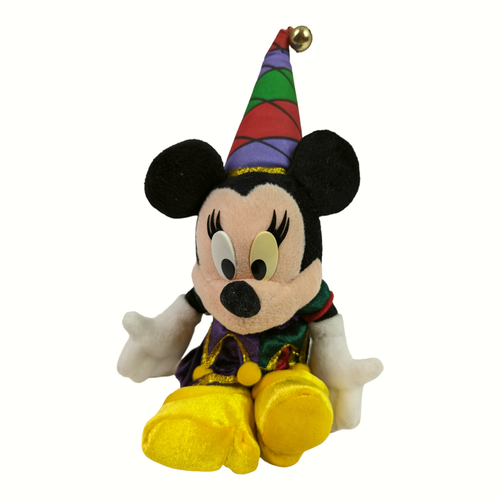 Minnie Mouse Jester Japanese Import Beanie Bean Bag Plush No Tag ...